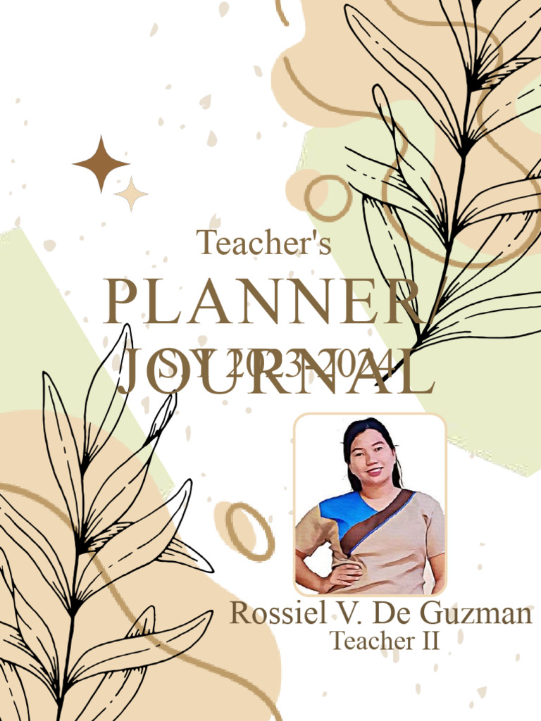 Teacher Planner Journal 2023-2024 | PDF | Reading (Process) | Learning ...