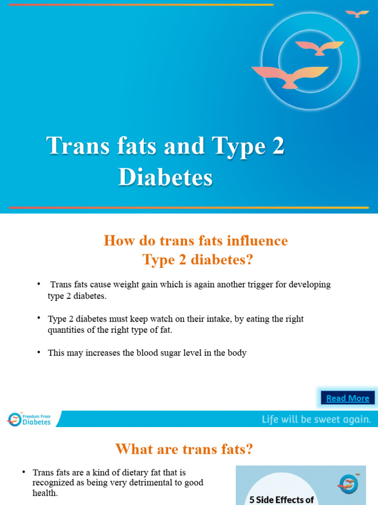 Trans Fats and Type 2 Diabetes | PDF | Fat | Trans Fat