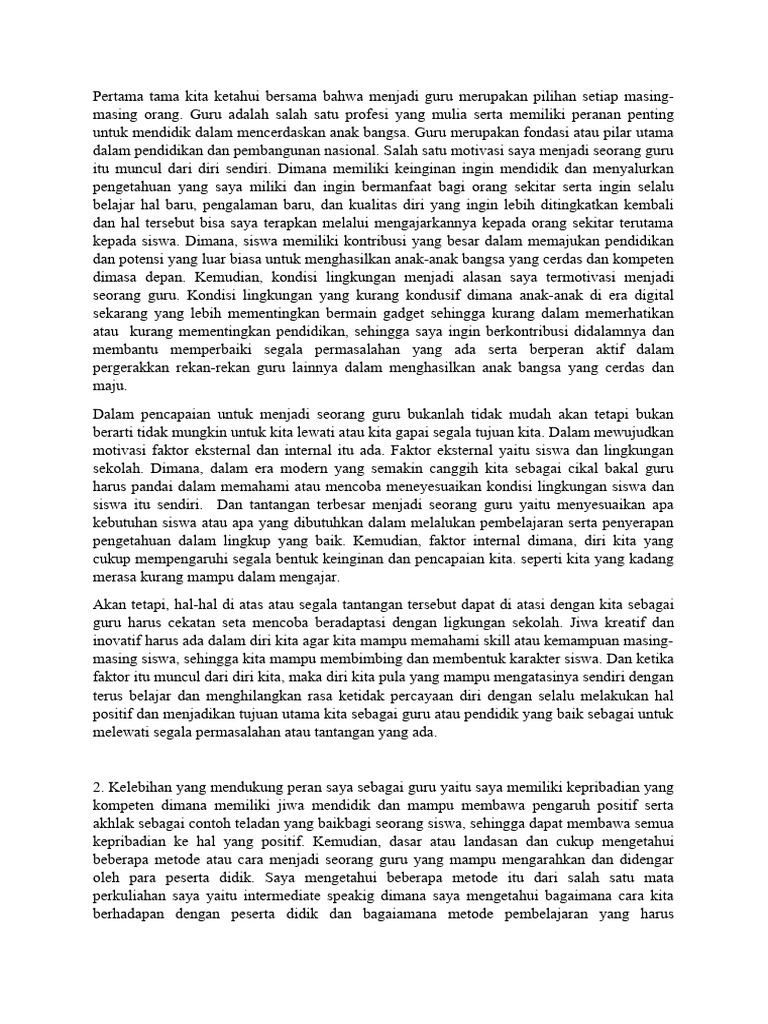 Soal Esai PPG Lisna | PDF | Karier & Perkembangan