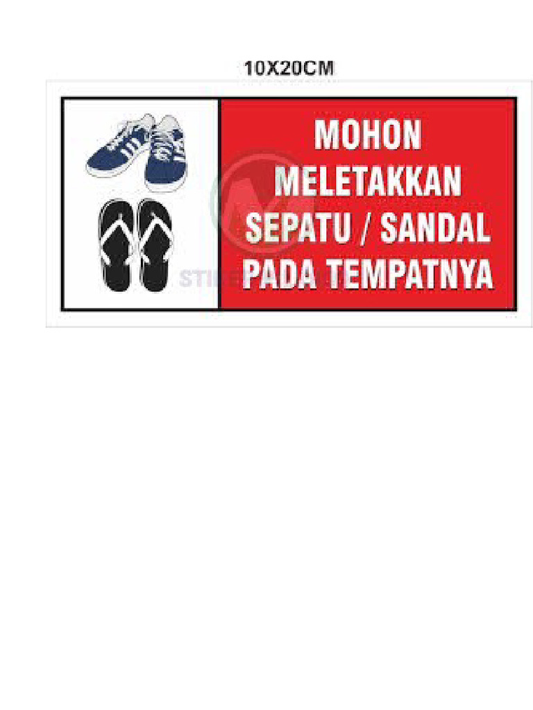 Dilarang Bersepatu | PDF