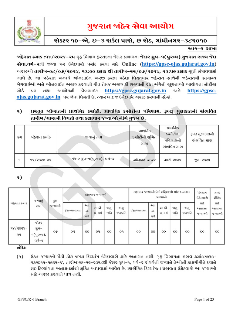 GPSC 202425 14 | PDF