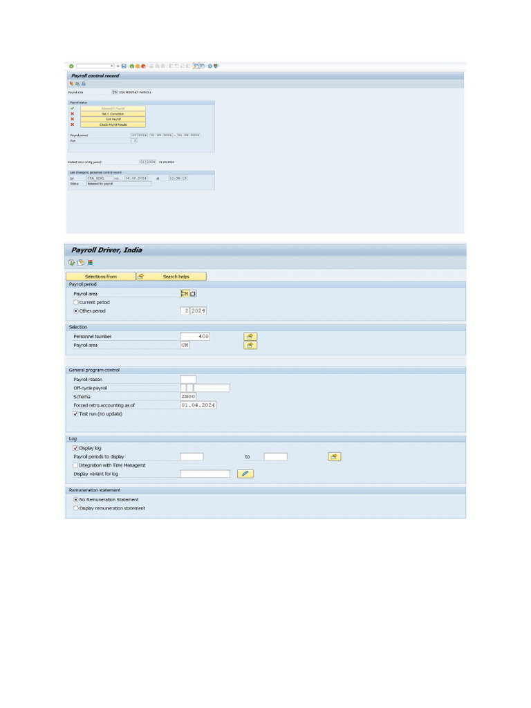 New Arrear Process in Sap HCM | PDF