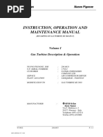 MS5001PA Gas Turbine Fact Sheet | PDF | Gas Turbine | Duct (Flow)