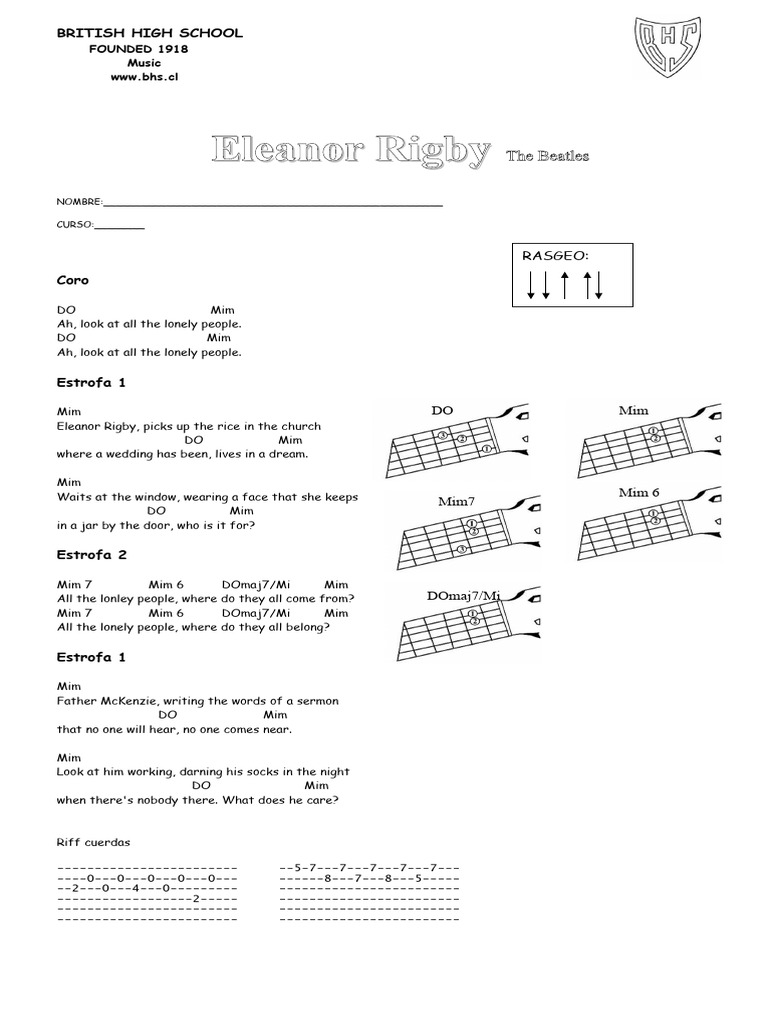 Eleanor Rigby | PDF | Los Beatles | Ringo Starr