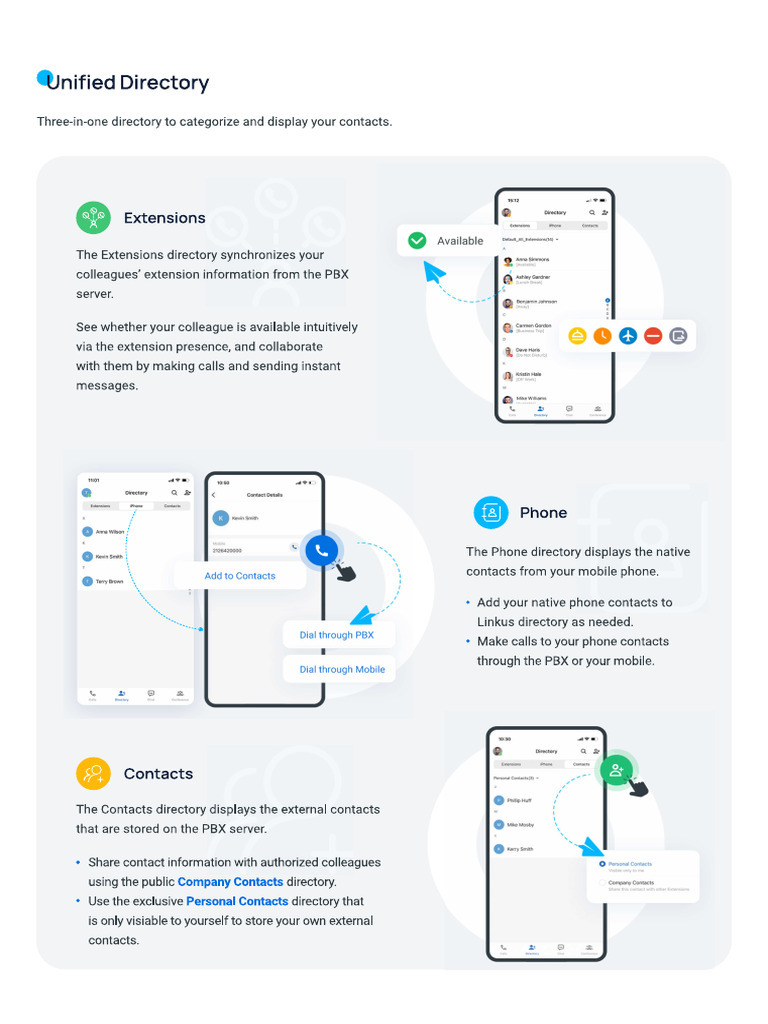 Linkus Mobile Client Quick Start Guide 3 | PDF