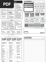 Mothership Character Sheet v5.12 | PDF