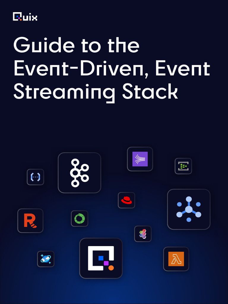 Whitepaper Guide To The Event-Driven, Event Streaming Stack | PDF ...