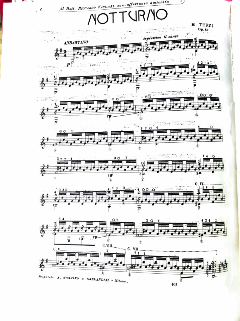B. Terzi Notturno | PDF