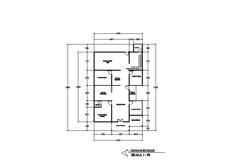 Denah Rumah Tipe 1 | PDF