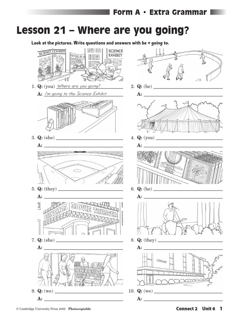 Connect2 Level2 Forma Unit6 Extra Grammar Photocopiable Worksheet | PDF