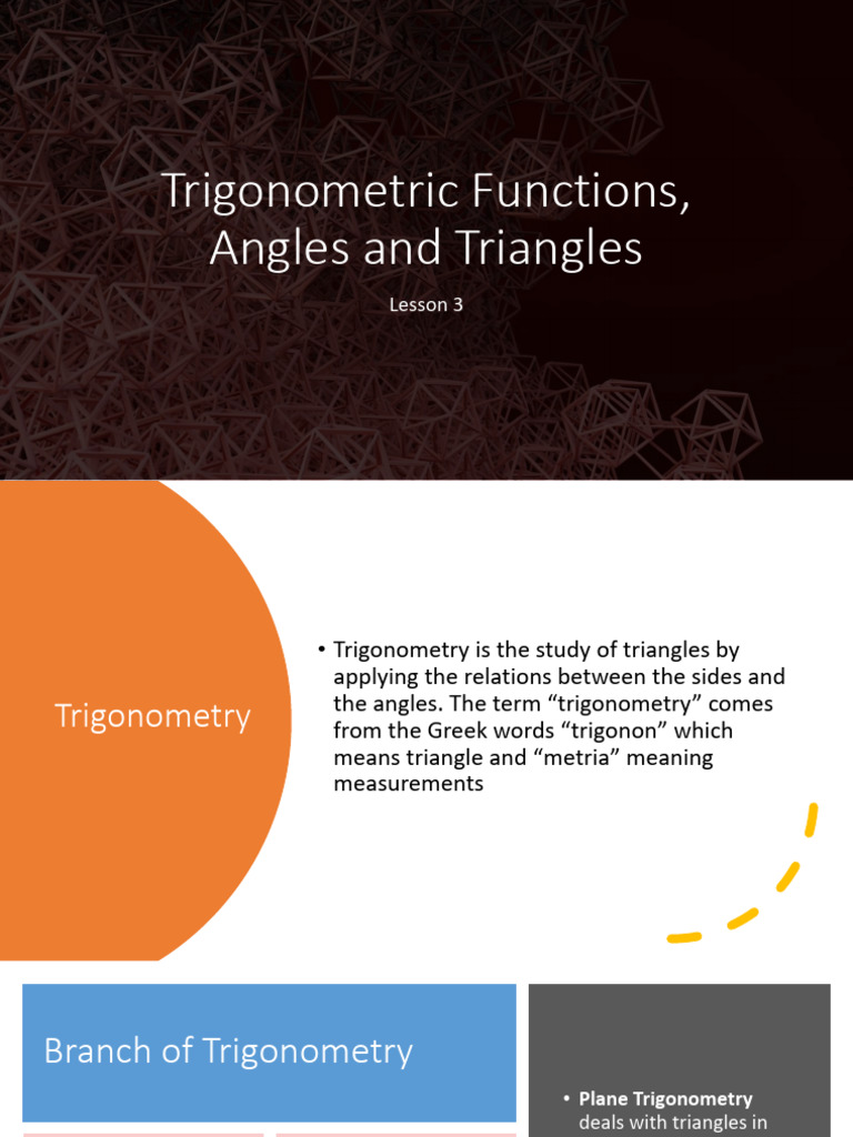 Understanding Trigonometric Functions | PDF | Triangle | Trigonometry