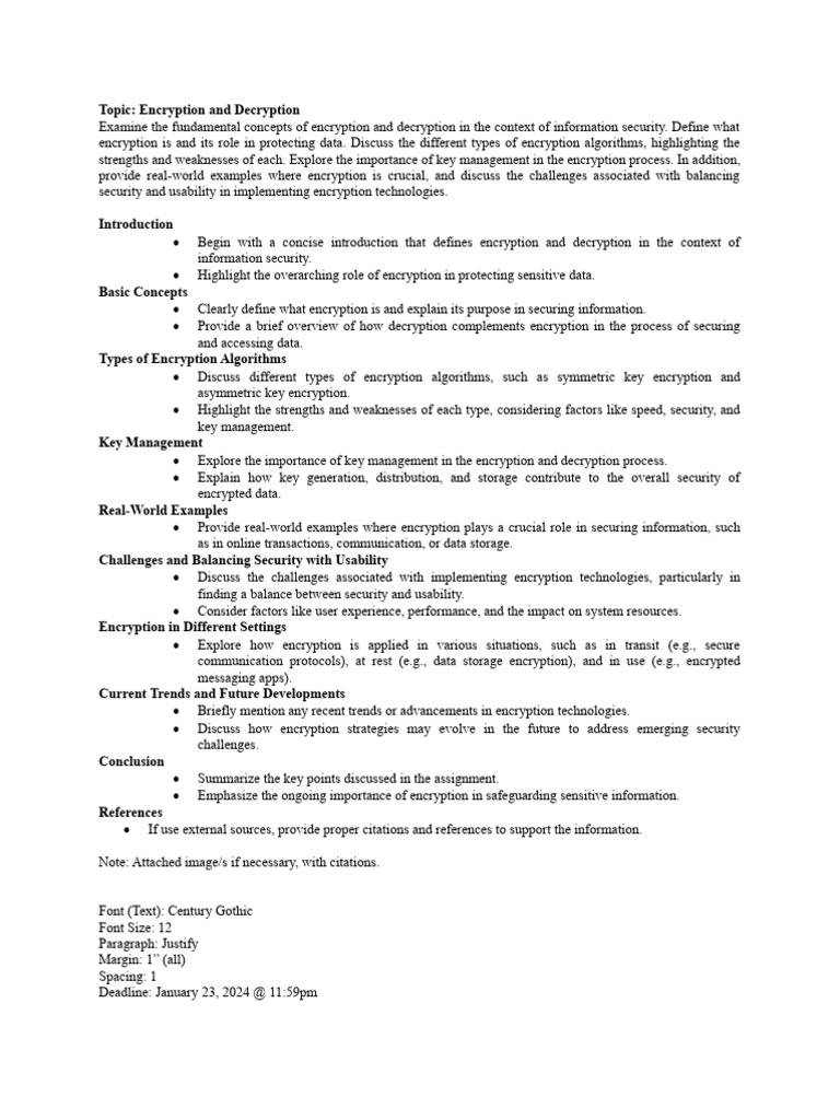 Encryption & Decryption Essentials | PDF | Encryption | Information