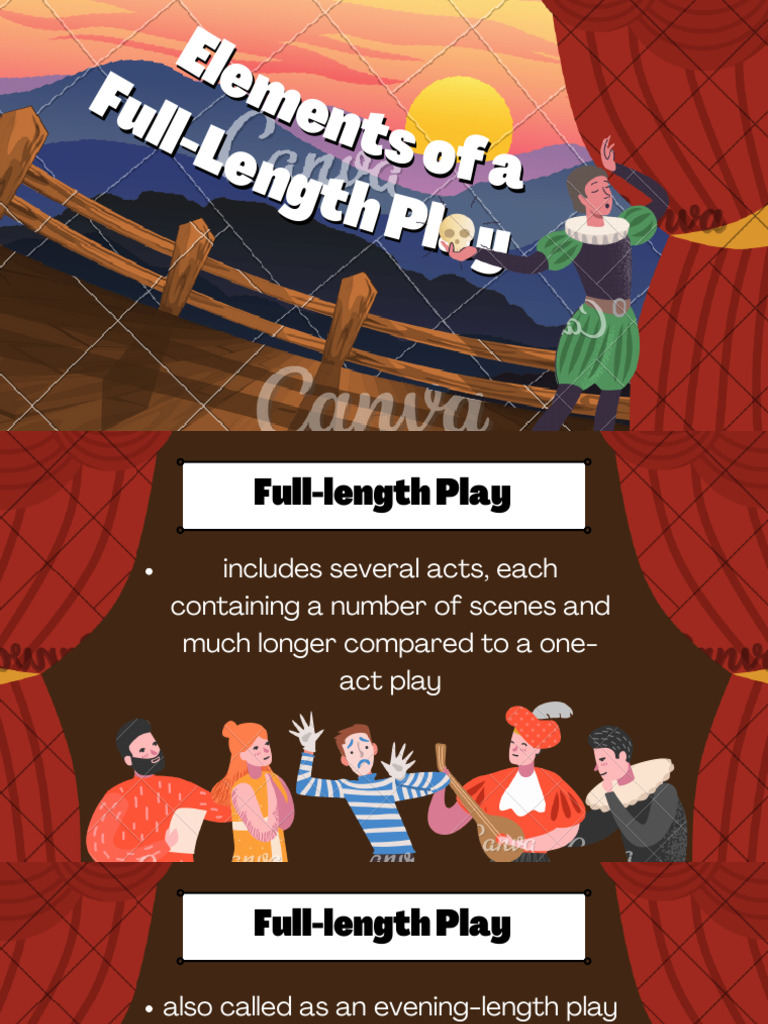 Elements of A Full Length Play | PDF | Plot (Narrative)