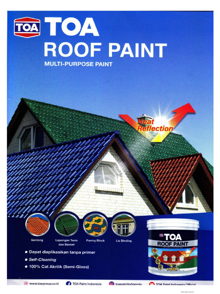 Toa Roof Paint PT Dimas Jaya (1) | PDF
