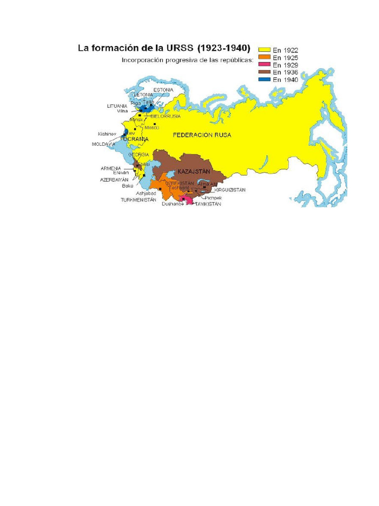 Mapa de La URSS | PDF