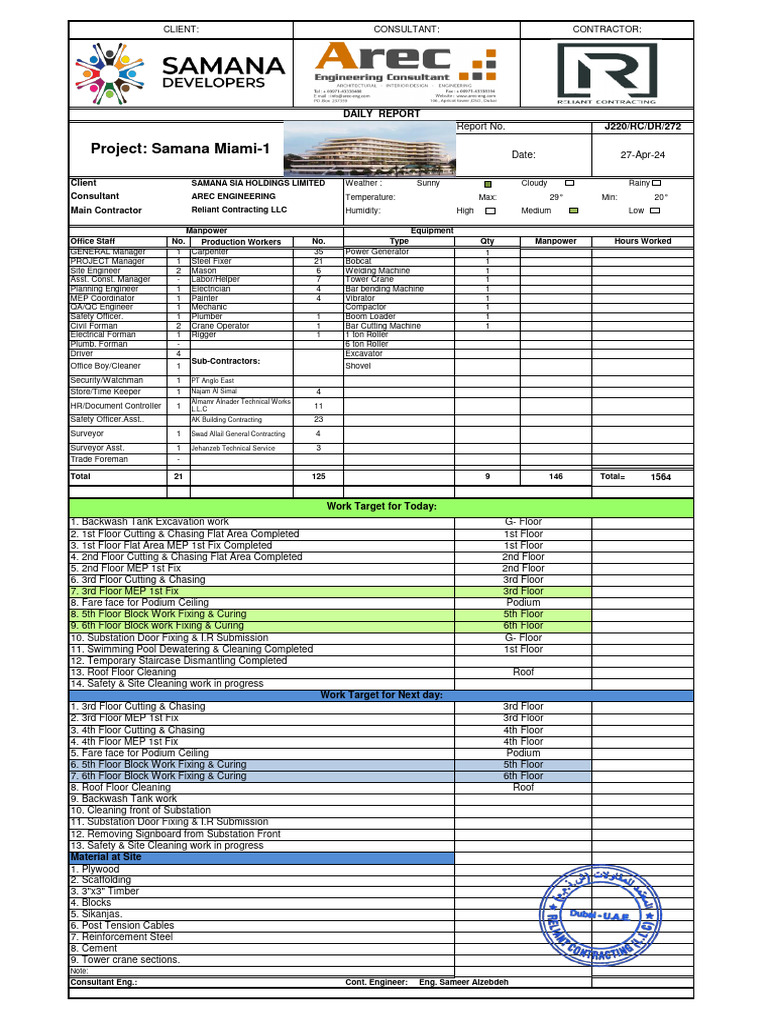 DR-272 Dated 27-04-2024 | PDF | Concrete | Structural Engineering