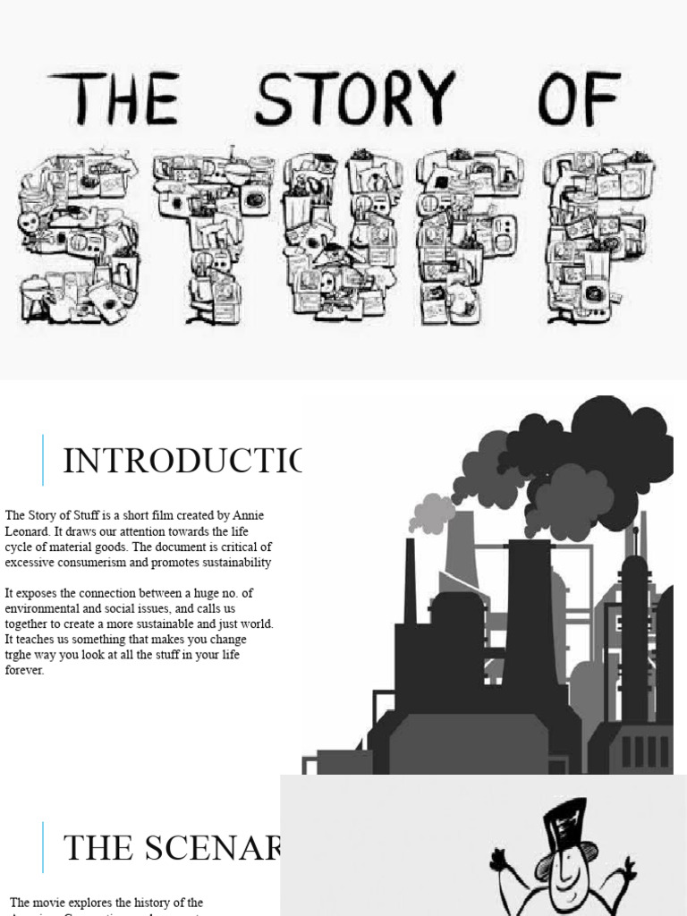 Story of Stuff Sociology . | PDF | Consumerism | Sustainability