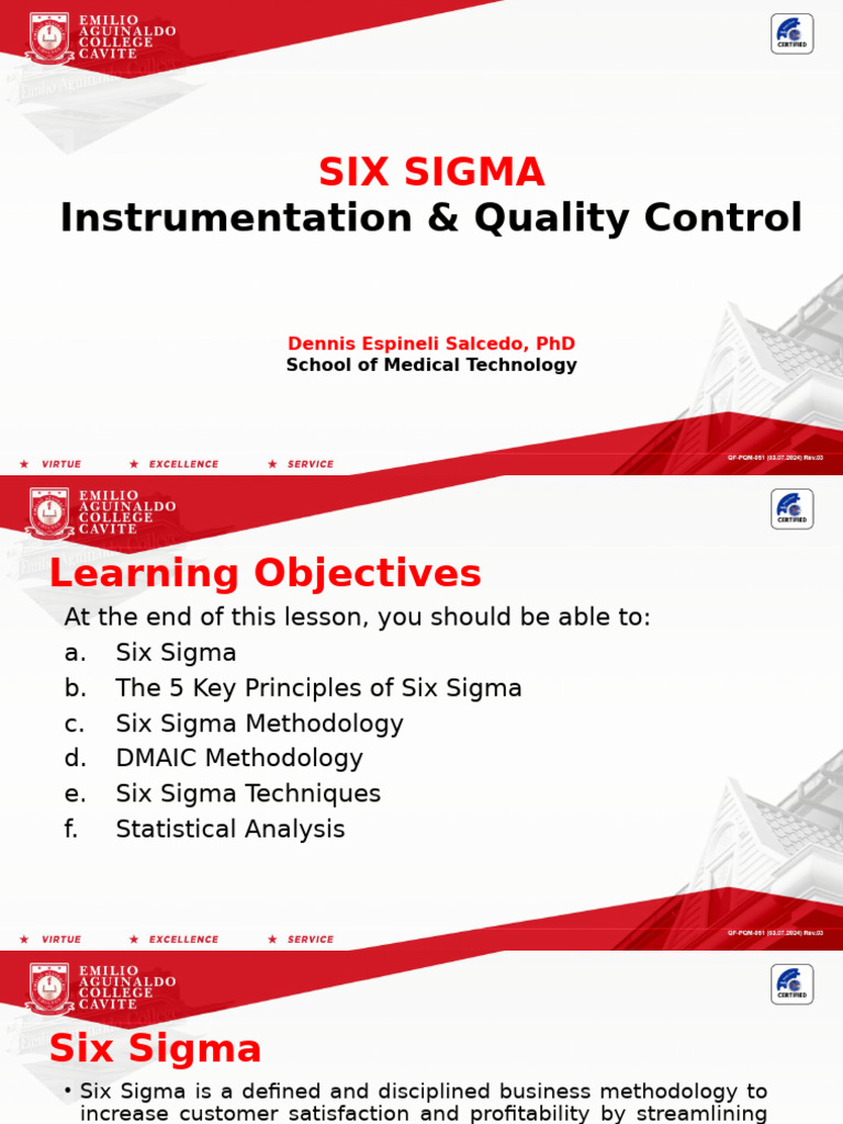 Six sigma | PDF | Six Sigma | Design For Six Sigma