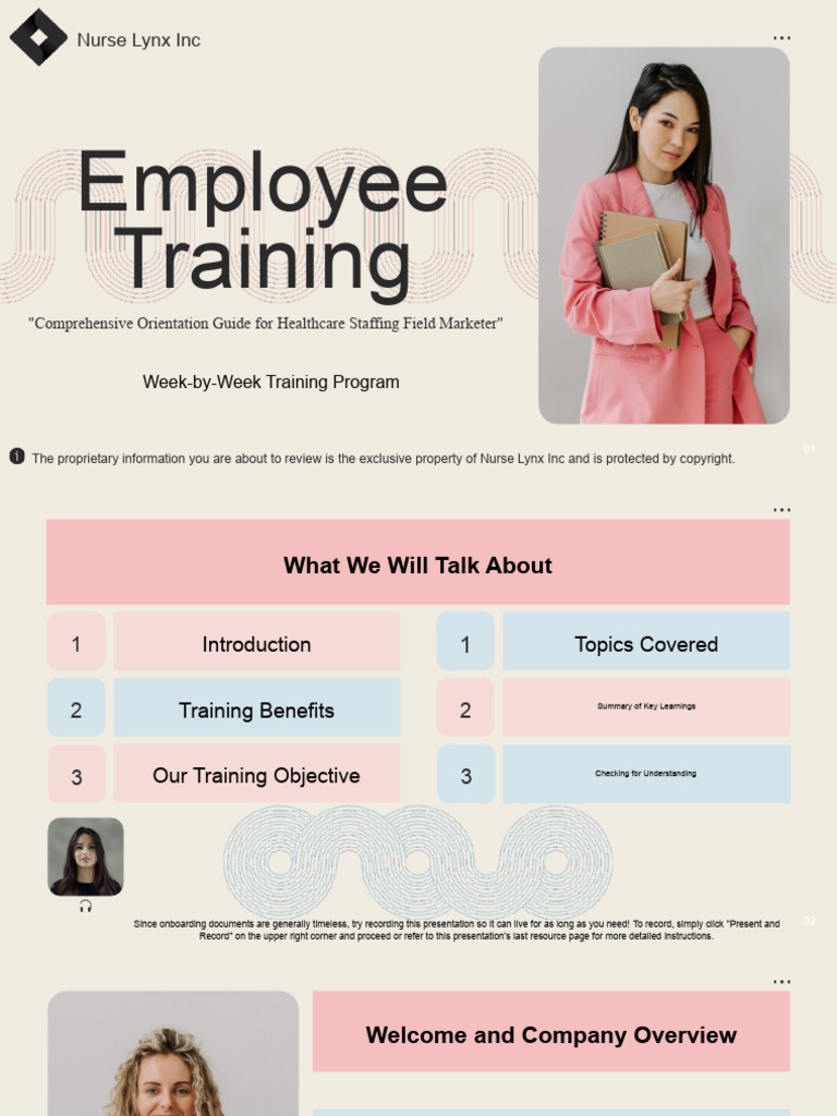 Nurse Lynx Inc Employee Training Material | PDF | Sales | Customer ...