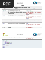 Lista Completa de Tags HTML Com Exemplos PDF Grátis | PDF | Html | Html5