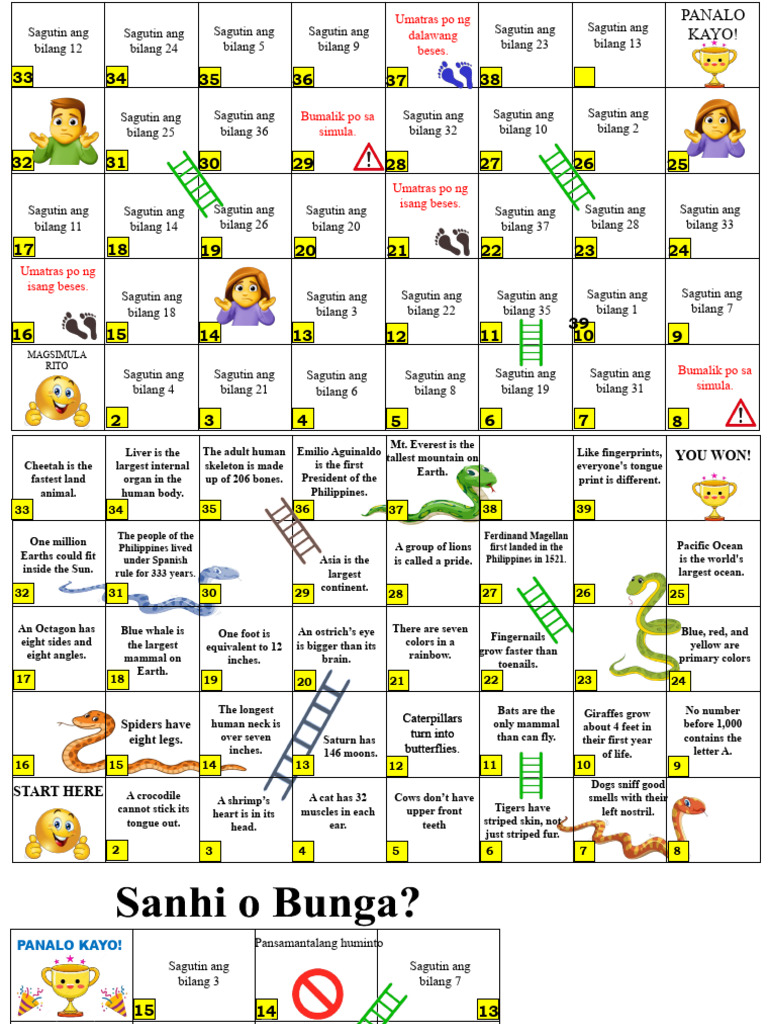 Snakes and Ladders | PDF | Mammals | Zoology