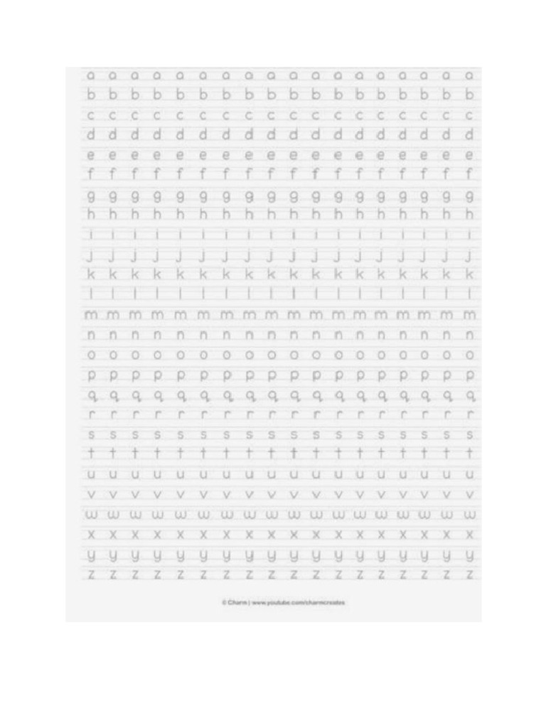 Handwriting Practice | PDF