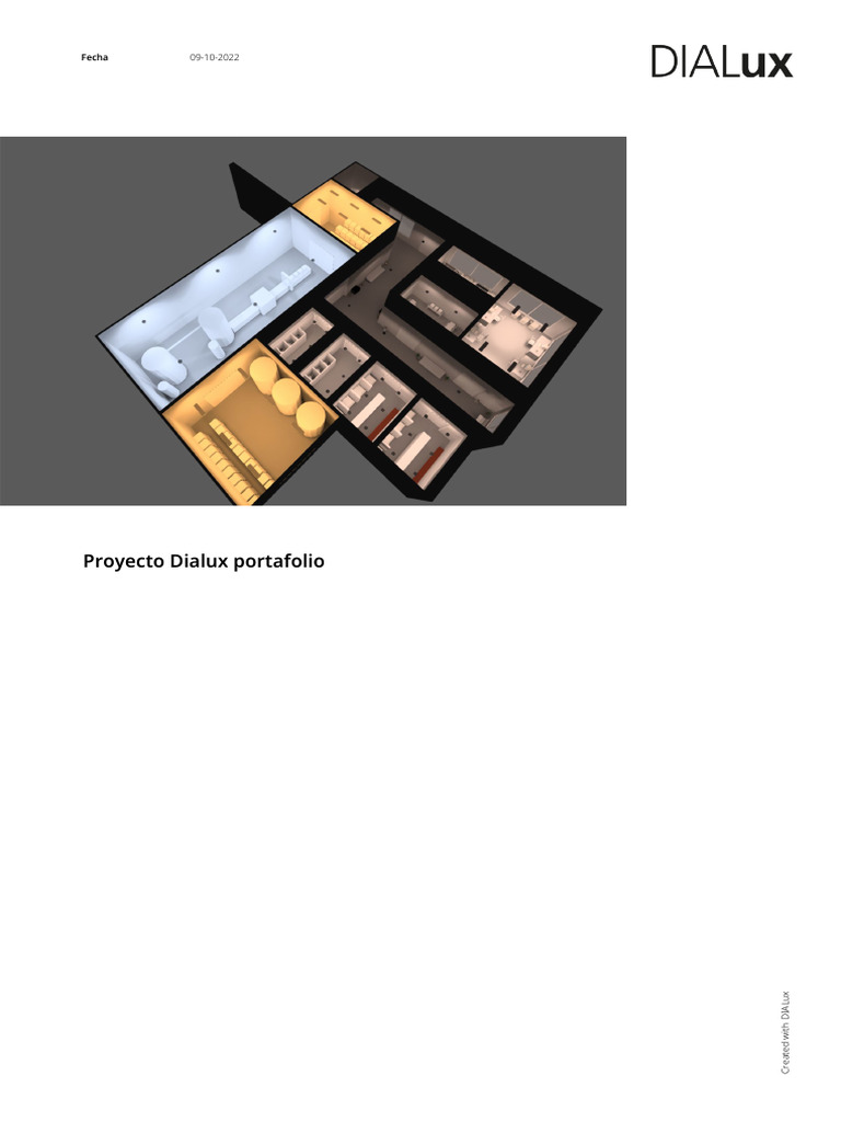 Proyecto Dialux Portafolio - Informe | PDF | Fenomeno fisico | Mecanica clasica