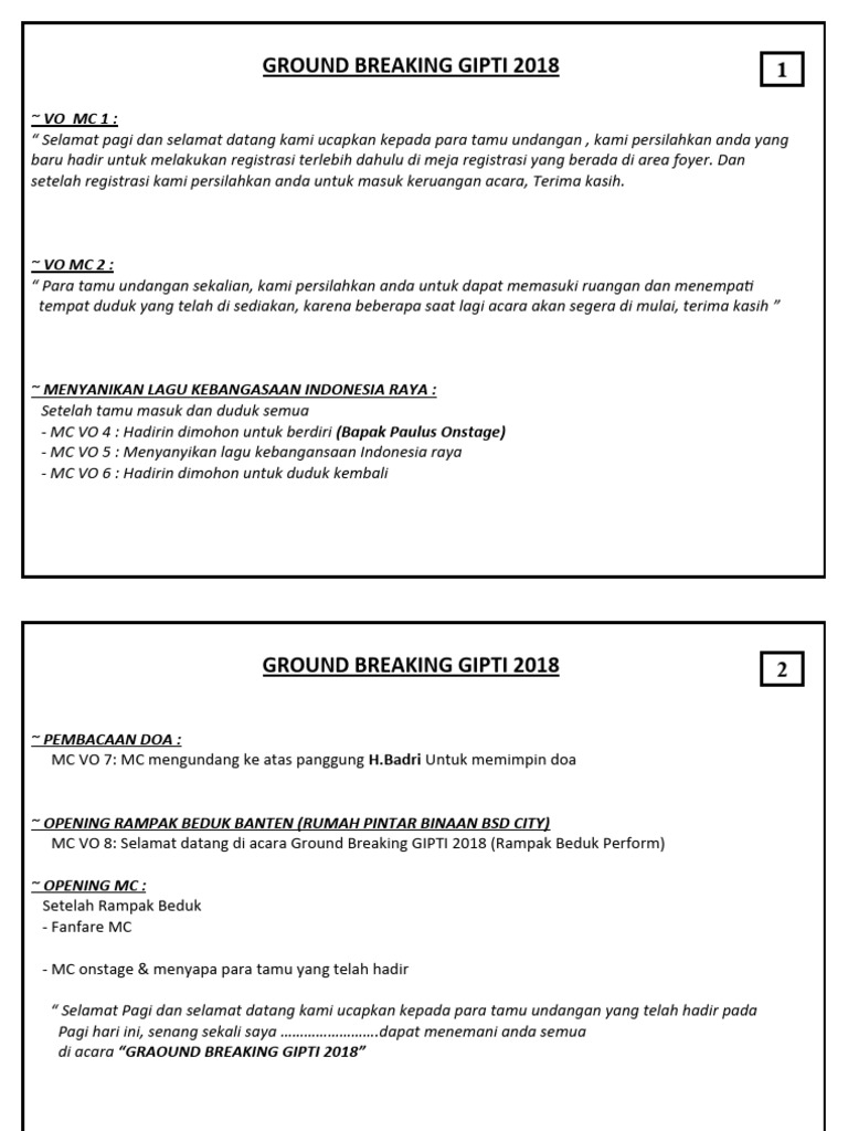 Groundbreaking GIPTI 2018 di BSD City | PDF