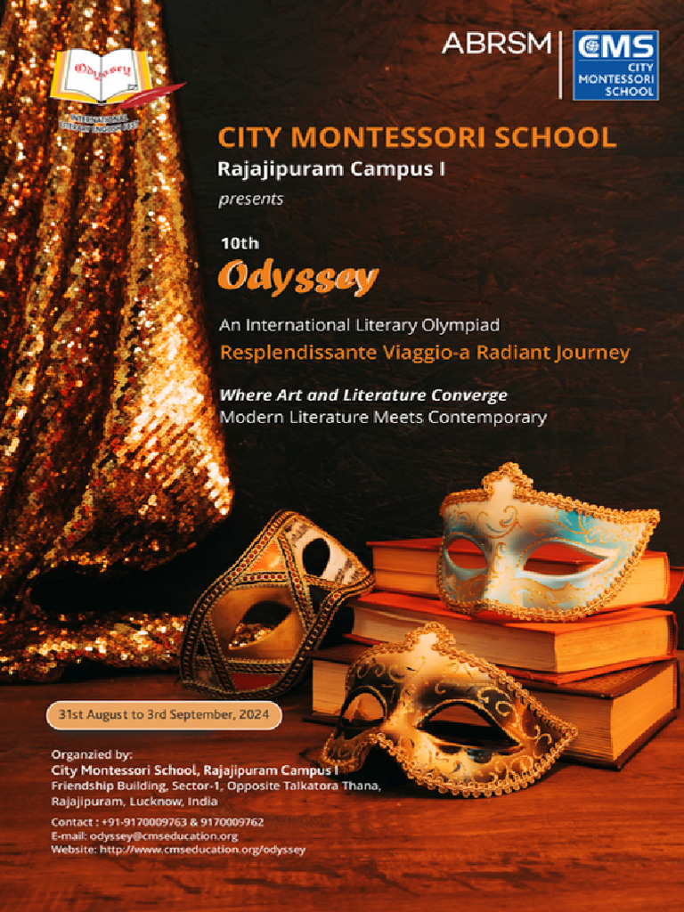 Odyssey Brochure | PDF | Puppets | Play (Theatre)