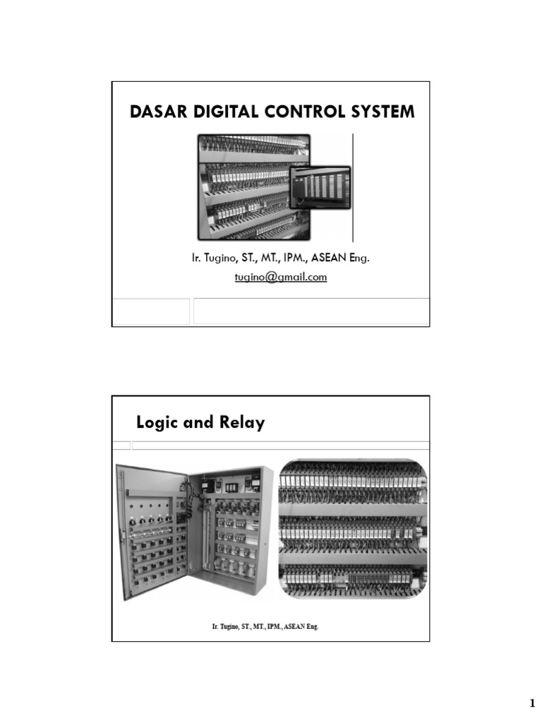 3 Dasar Digital Control System | PDF | Relay | Switch