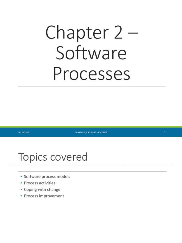 Slide2 - Ch2 SW Processes | PDF | Software Development Process ...