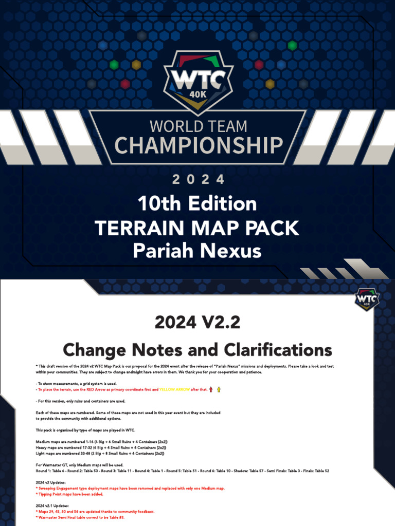 WTC 2024 Map Pack Lite v2.2 | PDF