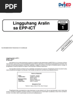 Q1 LE EPP5 Aralin 7 Week 7 | PDF