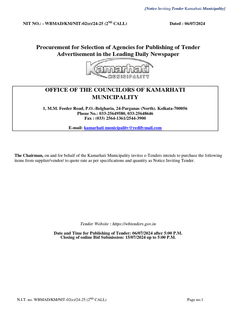 Advertisement in The Leading Daily Newspaper | PDF