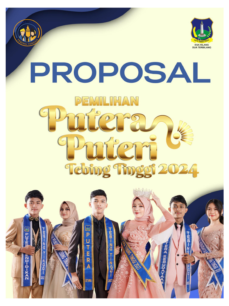Proposal Pemilihan Putera Puteri Tebing Tinggi 2024 | PDF