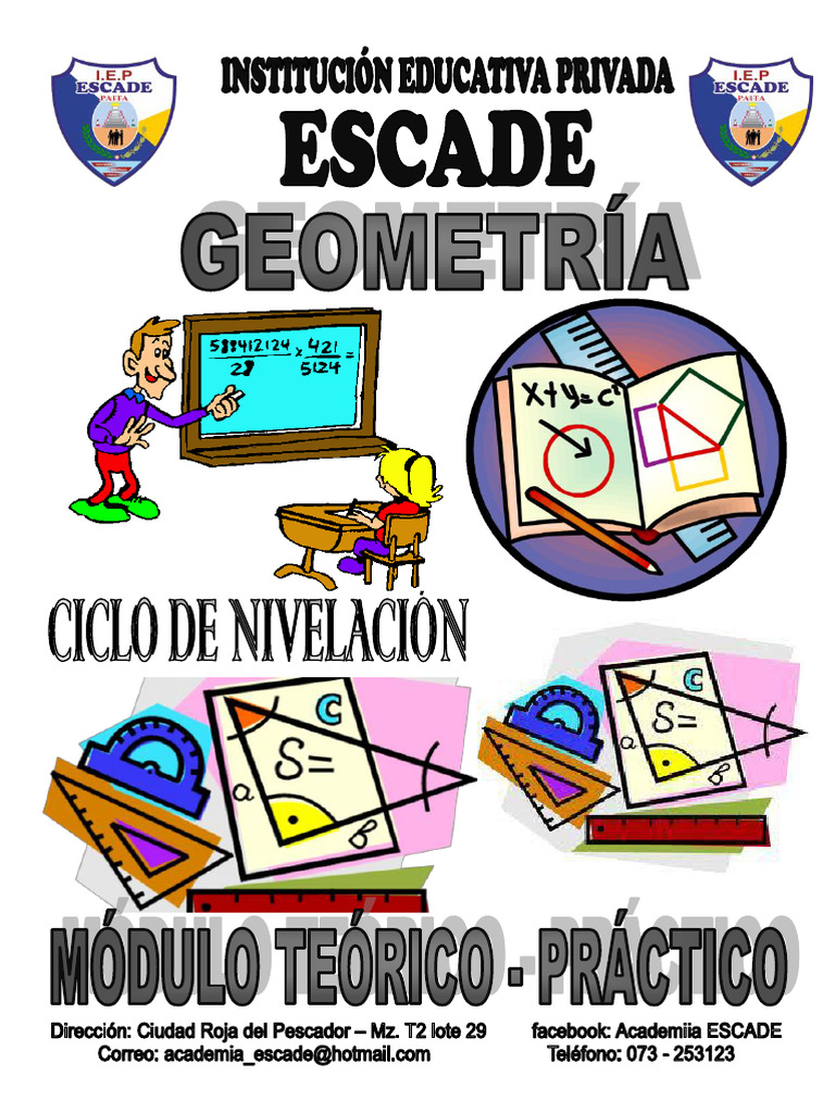 MODULO ESCADE - GEOMETRIA I | PDF | Geometría | Geometría euclidiana