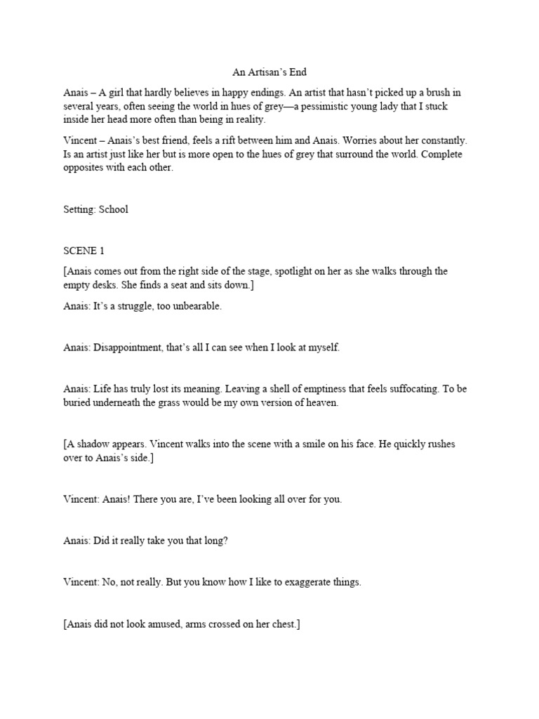 An Artisans End | PDF