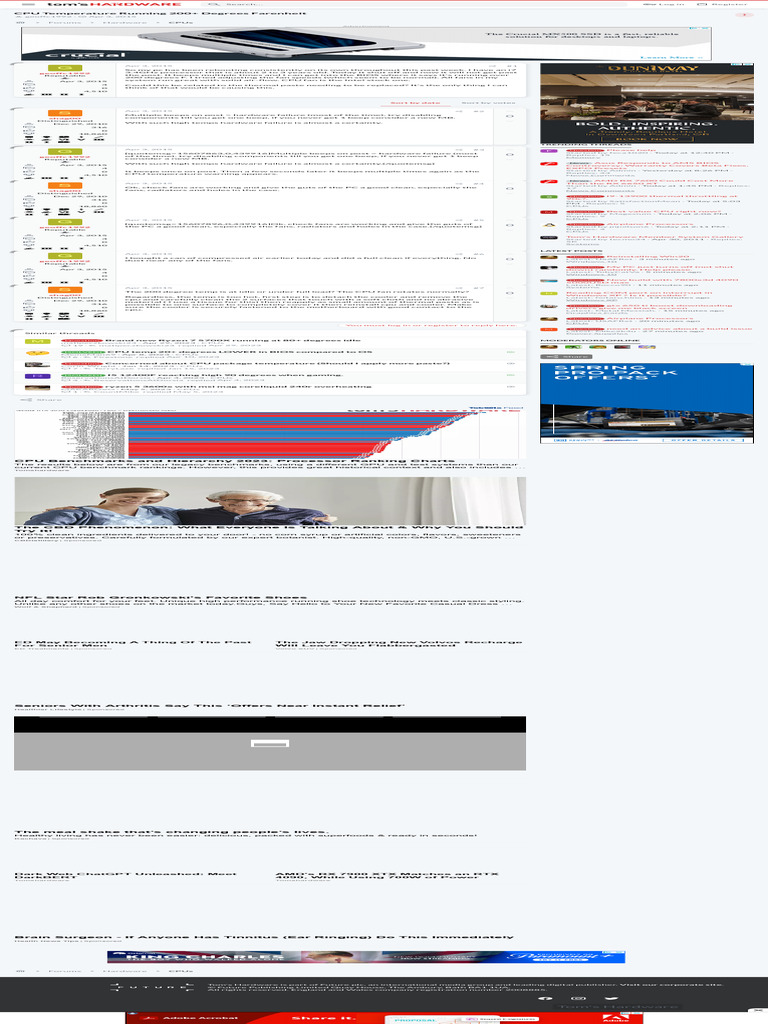 CPU Overheating: 200°F Issues Explained | PDF | Central Processing Unit ...