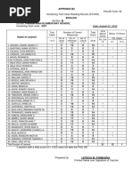 Daily Sweepers Log Sheet | PDF