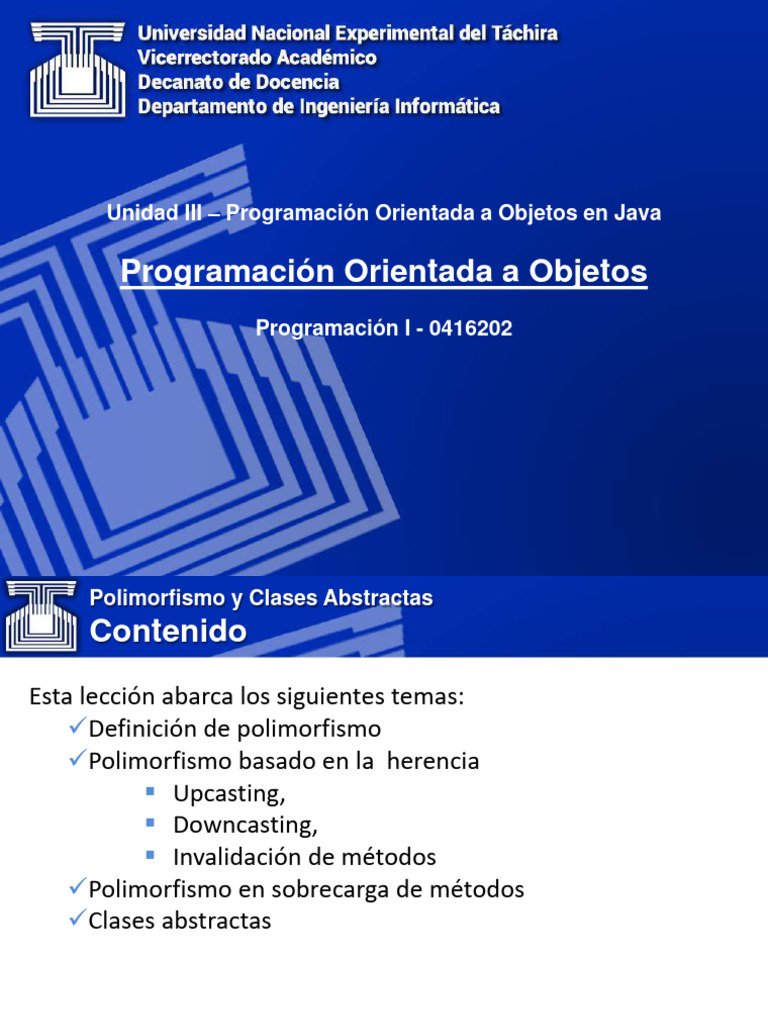 TemaII-C07 Polimorfismo y Clases Abstractas | PDF | Herencia (Programación Orientada a Objetos ...