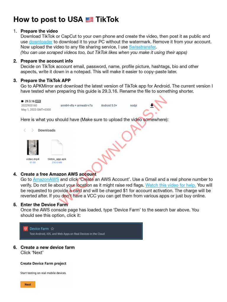 METHOD TikTok USA Post To American TikTok From PC - Create USA TikTok ...