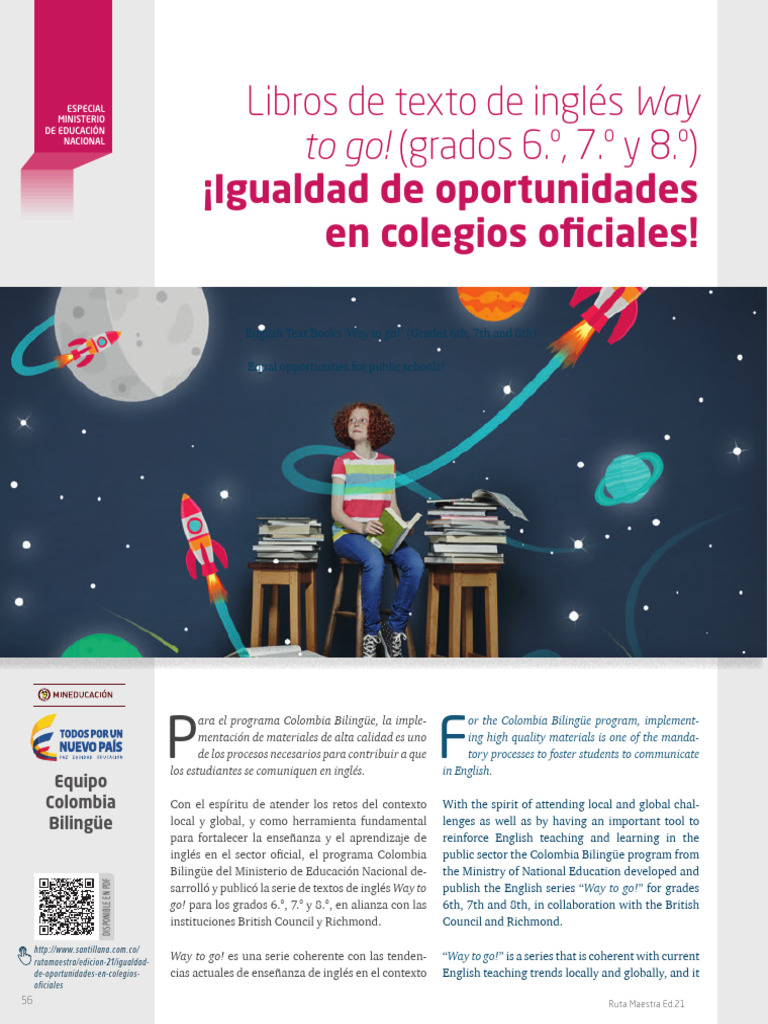 Libros de Texto de Ingles Way To Go | PDF | Aprendizaje