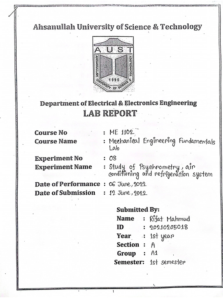 Me Lab 08 | PDF