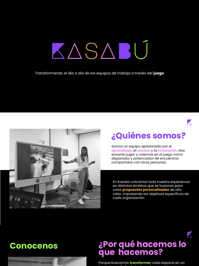 Presentacio_n Kasabu_22222 | PDF | El pensamiento de diseño | Aprendizaje
