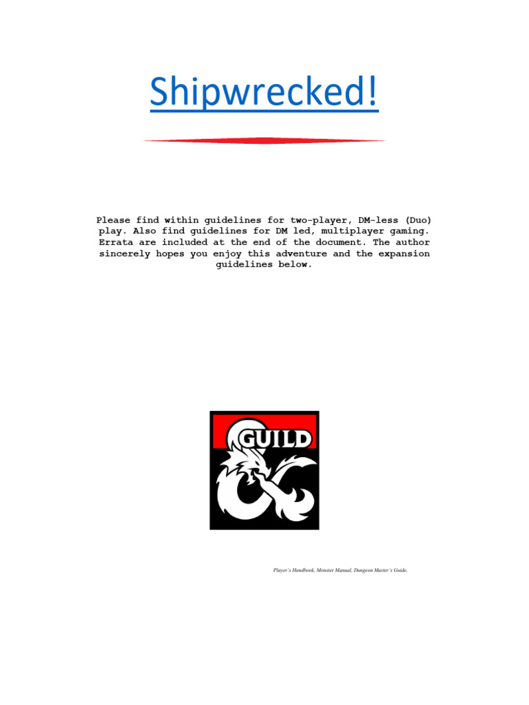 1573914-shipwrecked_enhancements_02 | PDF | Wizards Of The Coast | Dungeons & Dragons