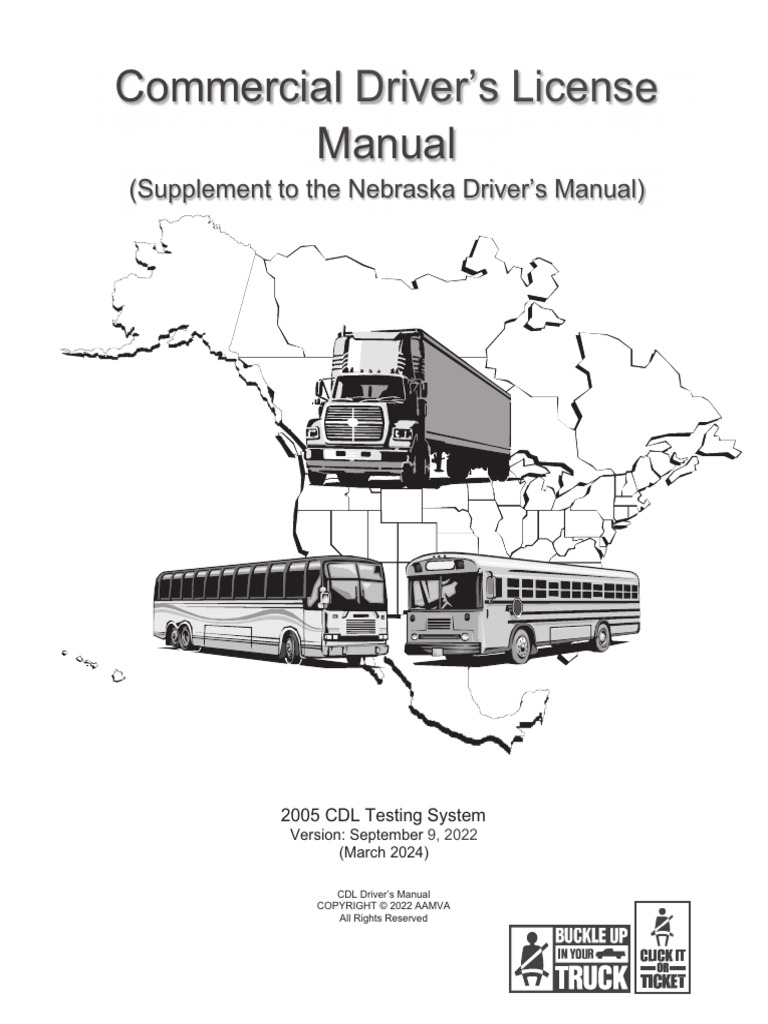 Mod CDL New Manual | PDF | Semi Trailer Truck | Driver's License