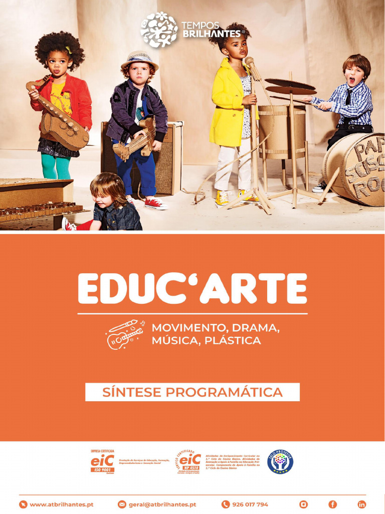 Programa Educ’Arte: Desenvolvimento Criativo Infantil | PDF | Estética | Som
