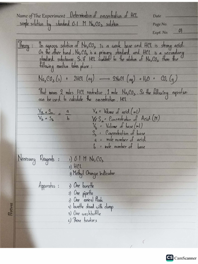 Chemistry 2nd Paper Practical | PDF
