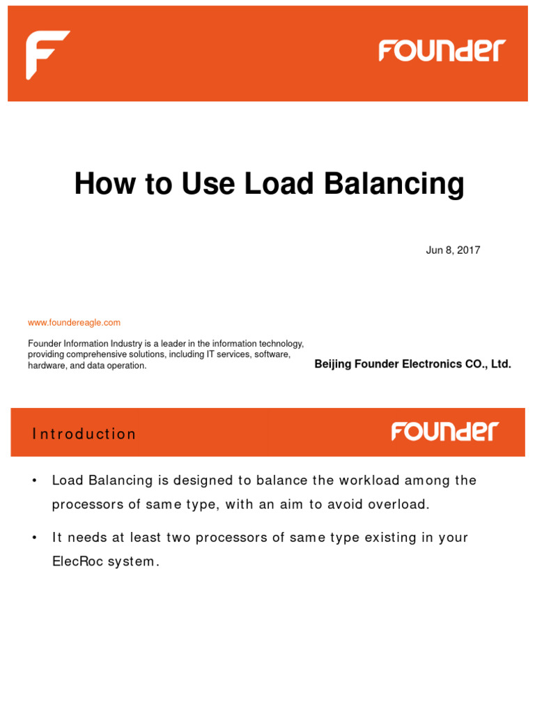 How To Use Load Balancing | PDF | Load Balancing (Computing) | Central Processing Unit