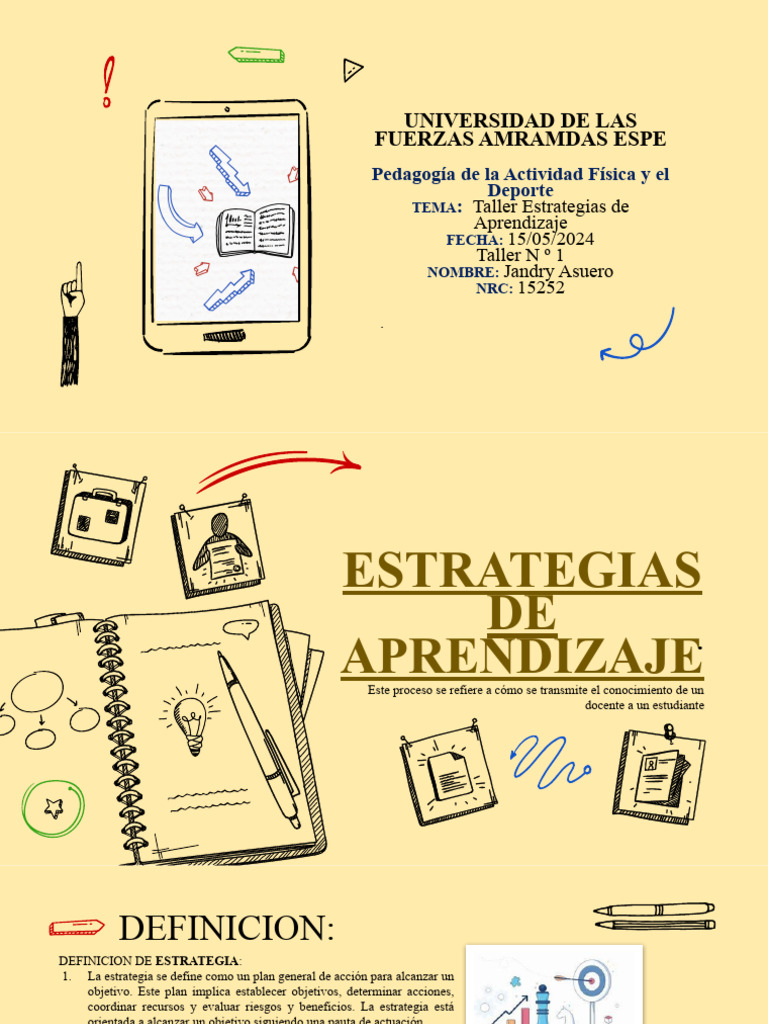 Estrategias de Aprendizaje | PDF | Aprendizaje | Infografia